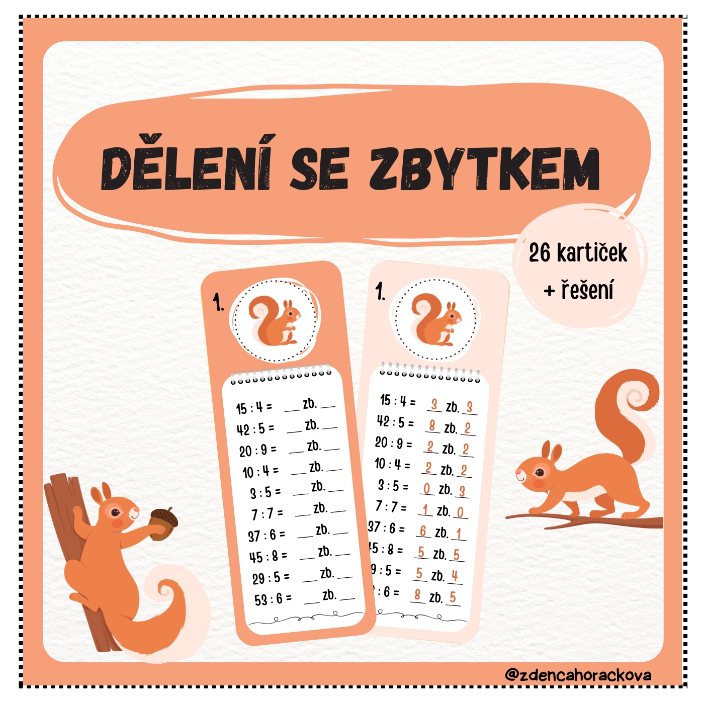 Dělení se zbytkem - Matematika | UčiteléUčitelům.cz
